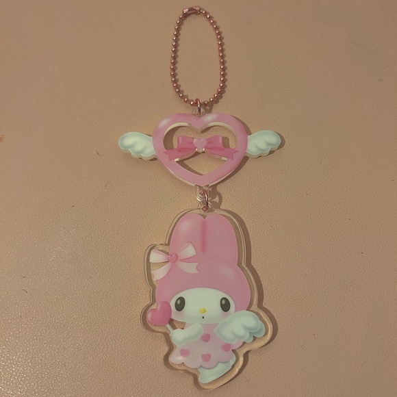 Hello Kitty | Accents | My Melody Dreaming Angel Acrylic Keychain ...